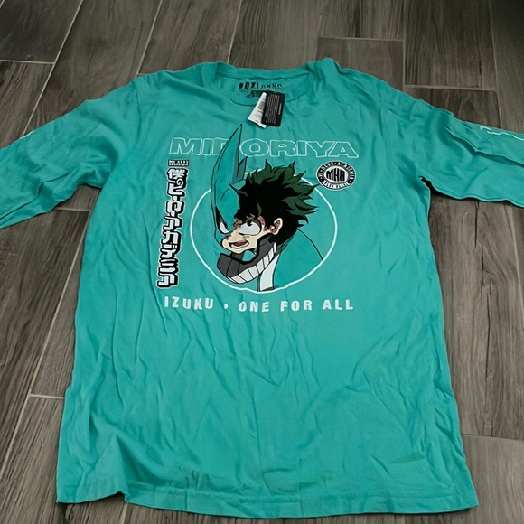 Box Lunch | Shirts | My Hero Academia Men Medium Long Sleeve Shirt ...